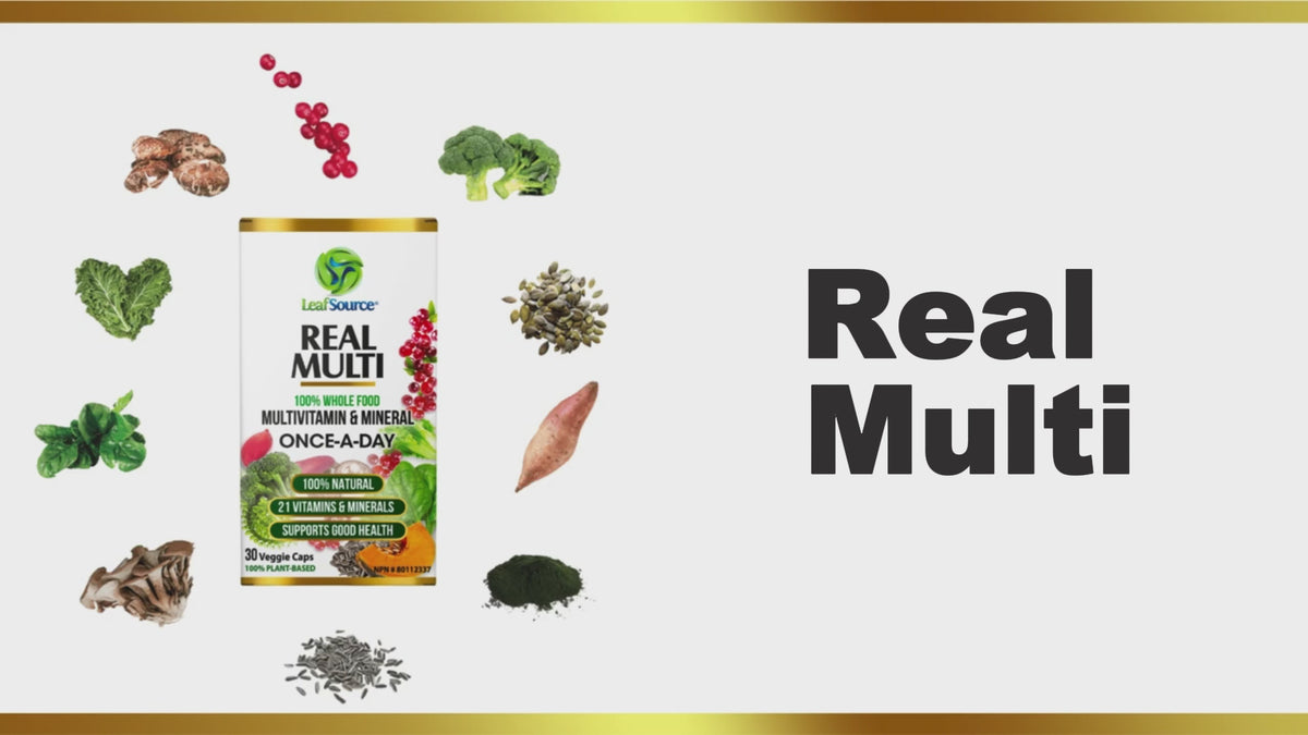 Real Multi - A Multivitamin Made From Real Food with Zero Synthetics 30 ...